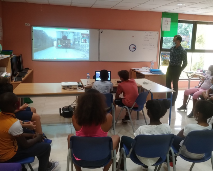 Visite guidée à distance